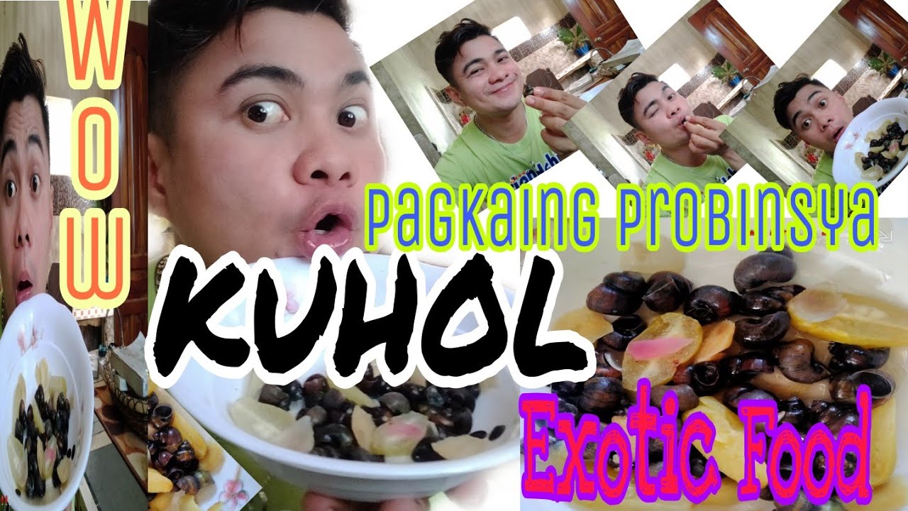 Kuhol Exotic Food: Paano Nga ba kainin? - YouTube