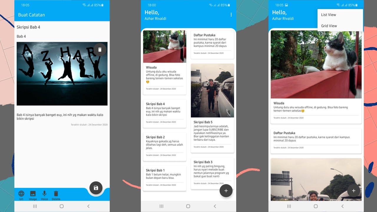 TUTORIAL MEMBUAT APLIKASI CATATAN DENGAN ANDROID STUDIO | KOTLIN - YouTube