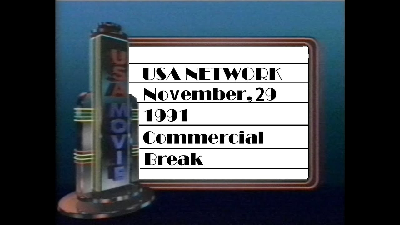 USA Network: November 29, 1991 Commercial Break - YouTube
