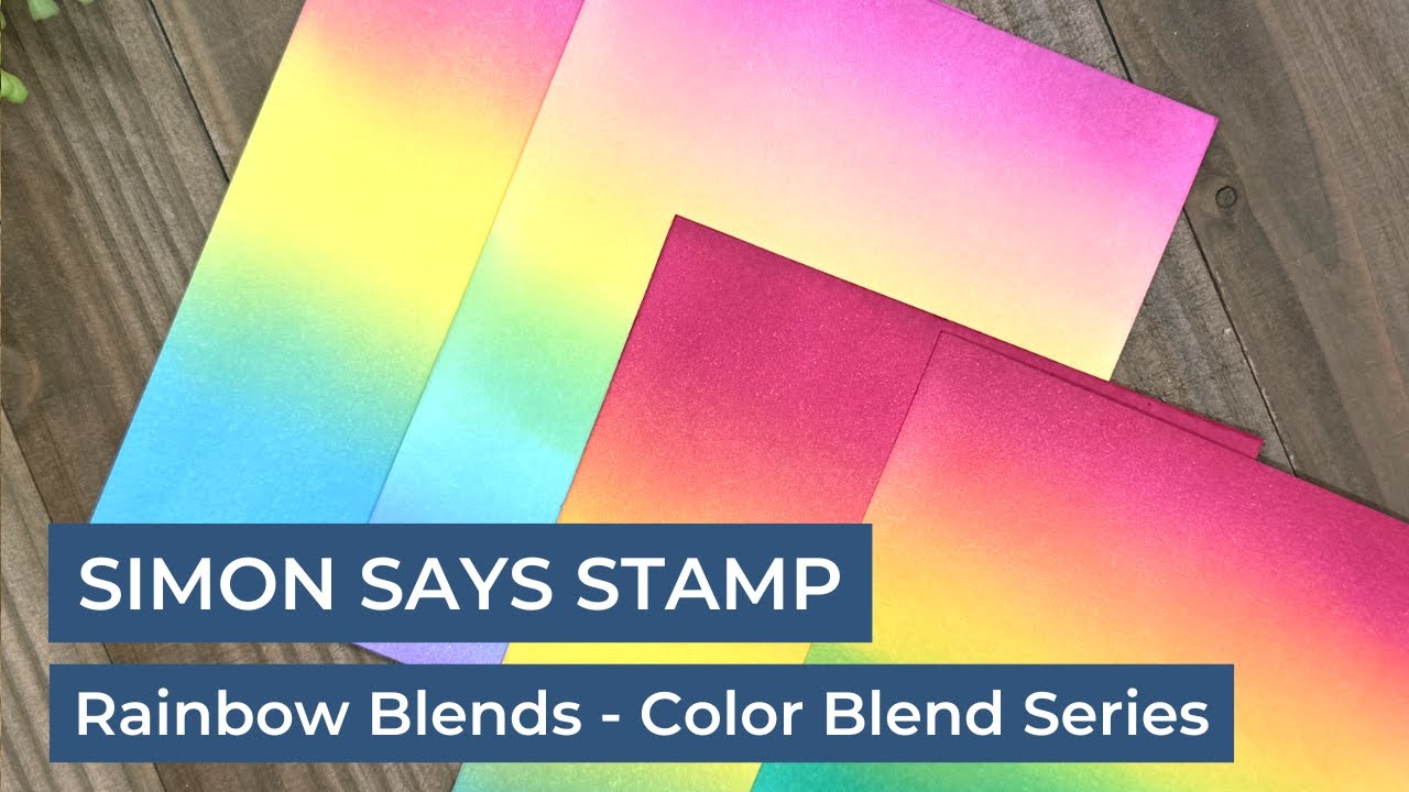 Rainbow Blends | SSS Pawsitively Saturated Ink Color Blends - YouTube