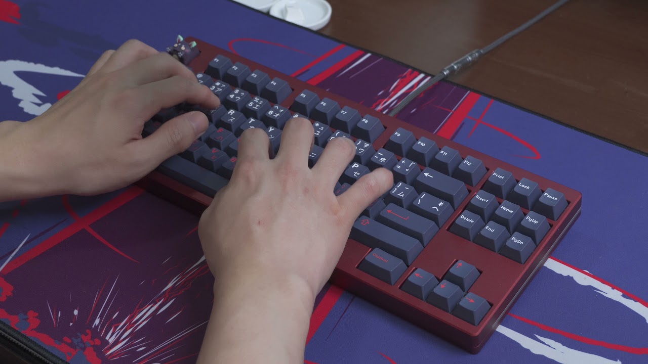 Keycult No 1 Rev 2 TKL with lubed Tealios Typing Sounds - YouTube