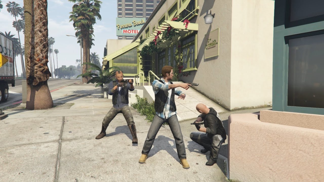 The Lost MC VS Triads | GTA 5 NPC War 125 - YouTube