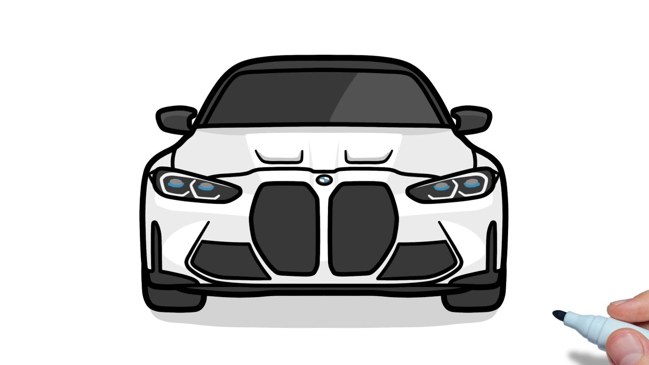 How To Draw A Bmw M3 Easy