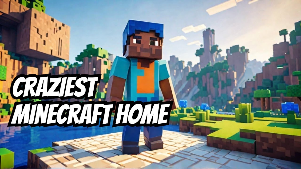 Building the CRAZIEST Minecraft Home Ever #minecraft #minecraftevyapimi ...