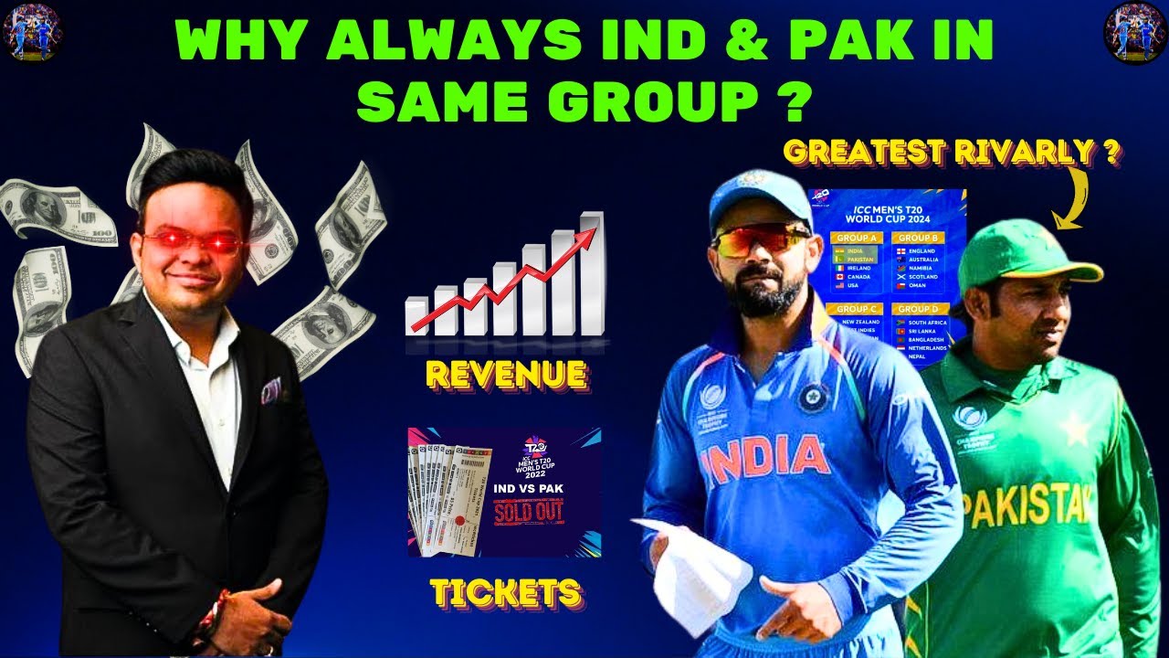 Reason Why Always IND & PAK In Same Group In Every WC I REVENUE 📈 ...