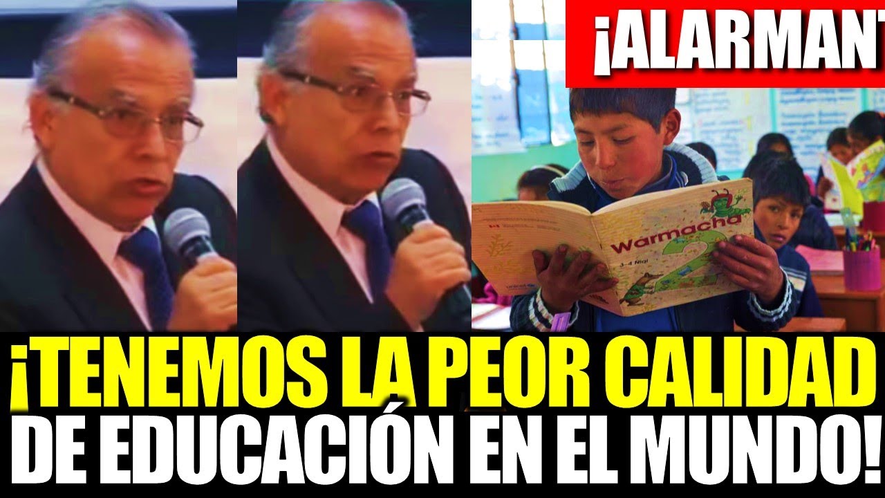 ¡ALARMANTE! PREMIER ANÍBAL TORRES ASEGURÓ QUE TENEMOS LA PEOR CALIDAD ...
