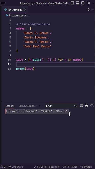 3 Python Features I Use Everyday!! #python #programming #coding - YouTube