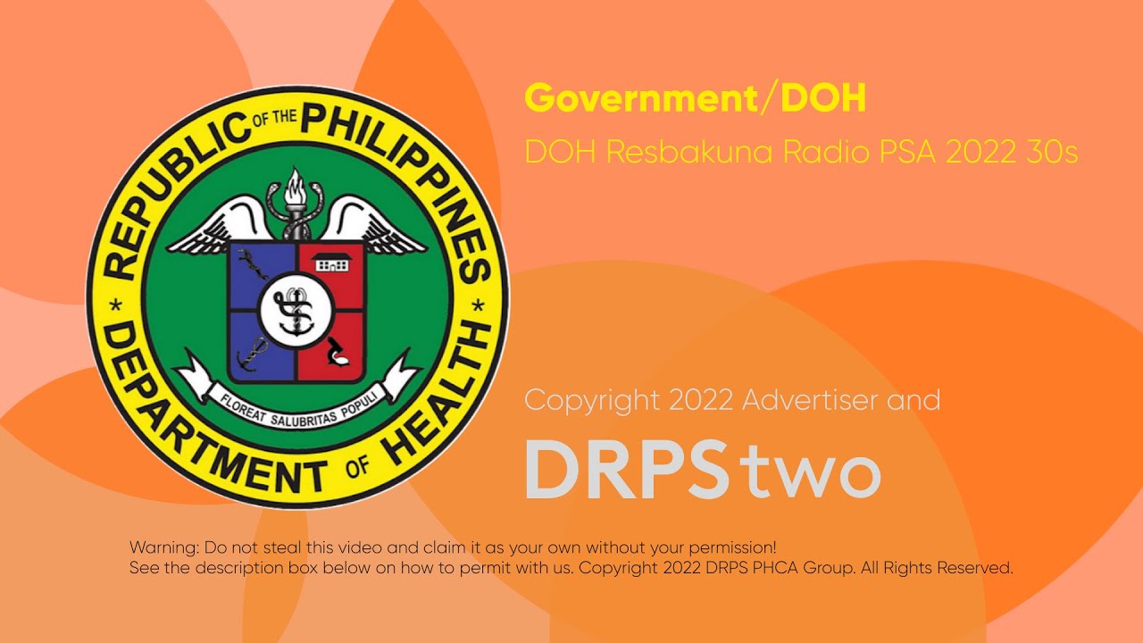 DOH Resbakuna Campaign Radio PSA 2022 30s - YouTube