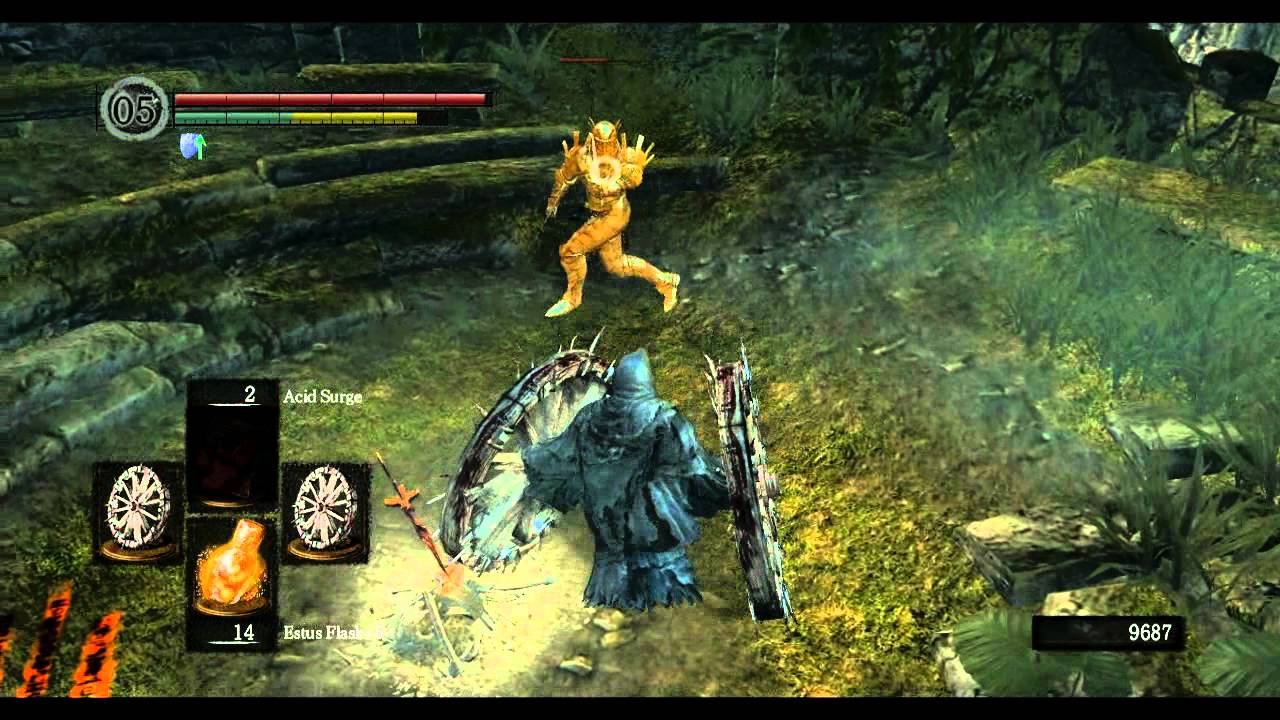 Darksouls: How to Dual-wield shields 1 Knight Lautrec - YouTube