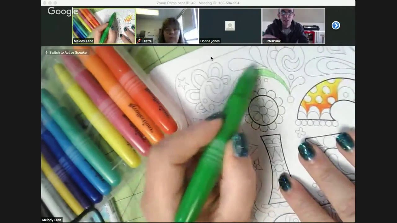 Color & Chat with Me - YouTube