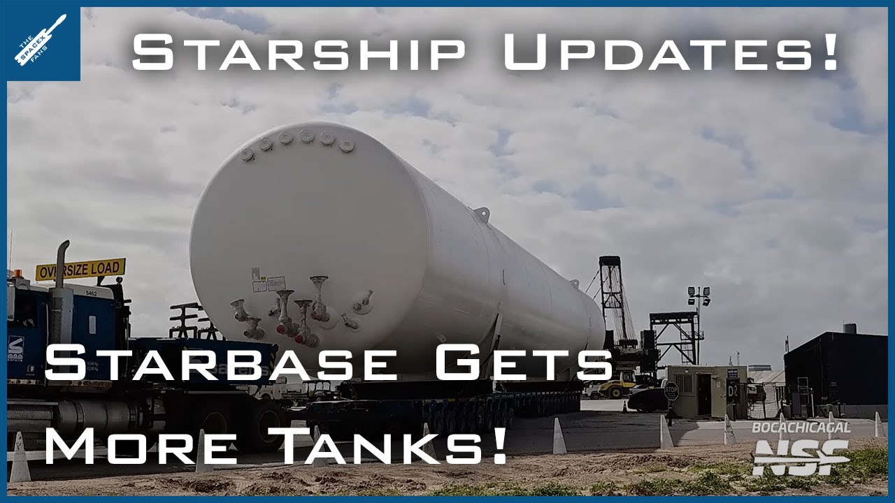 SpaceX Starship Updates! More Tanks Delivered to Starbase For Orbital ...