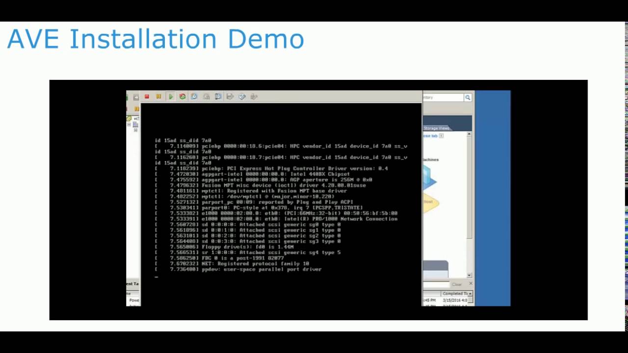 EMC Avamar 7.3 - Virtual Edition Installation - YouTube