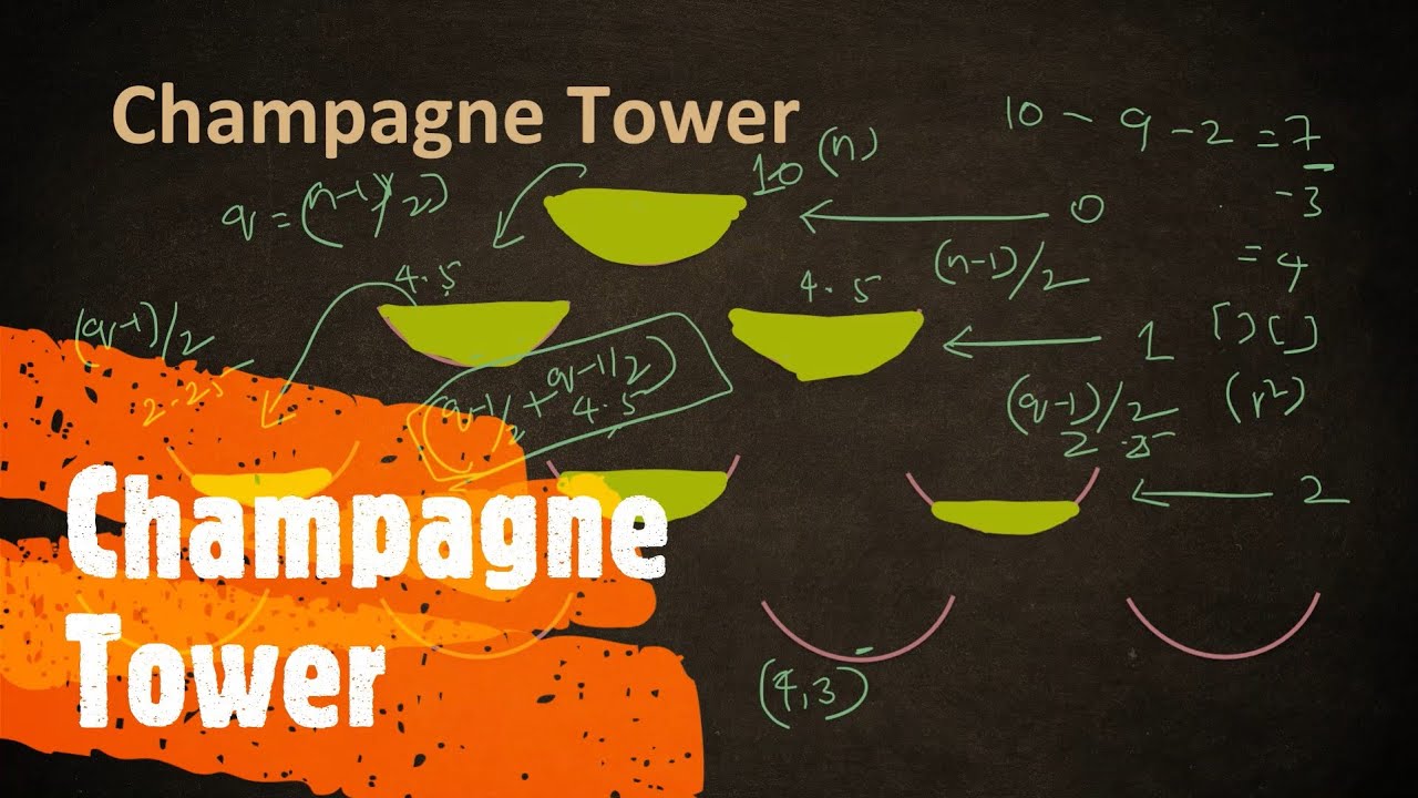 Champagne Tower Leetcode 799 Coders Camp Youtube