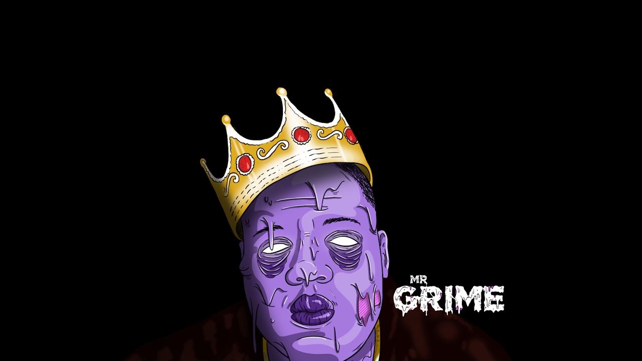 The Notorious B.I.G Speed Art Grime - YouTube