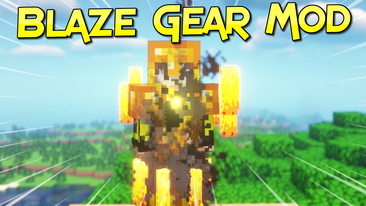 Nueva Armadura Y Herramientas De Blaze | Blaze Gear Mod | Forge ...