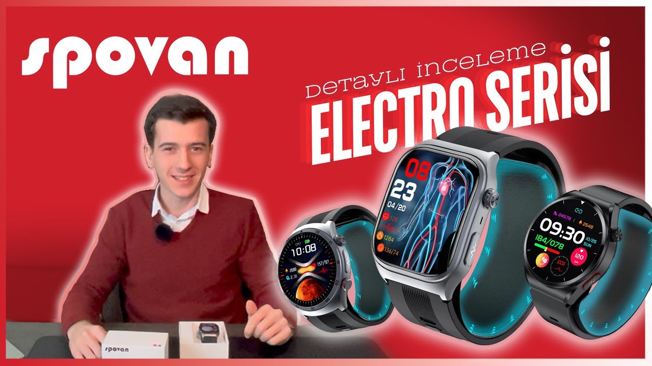 Spovan Electro Pro ve Air Akıllı Saat Kutu Açılışı Ürün İnceleme - YouTube