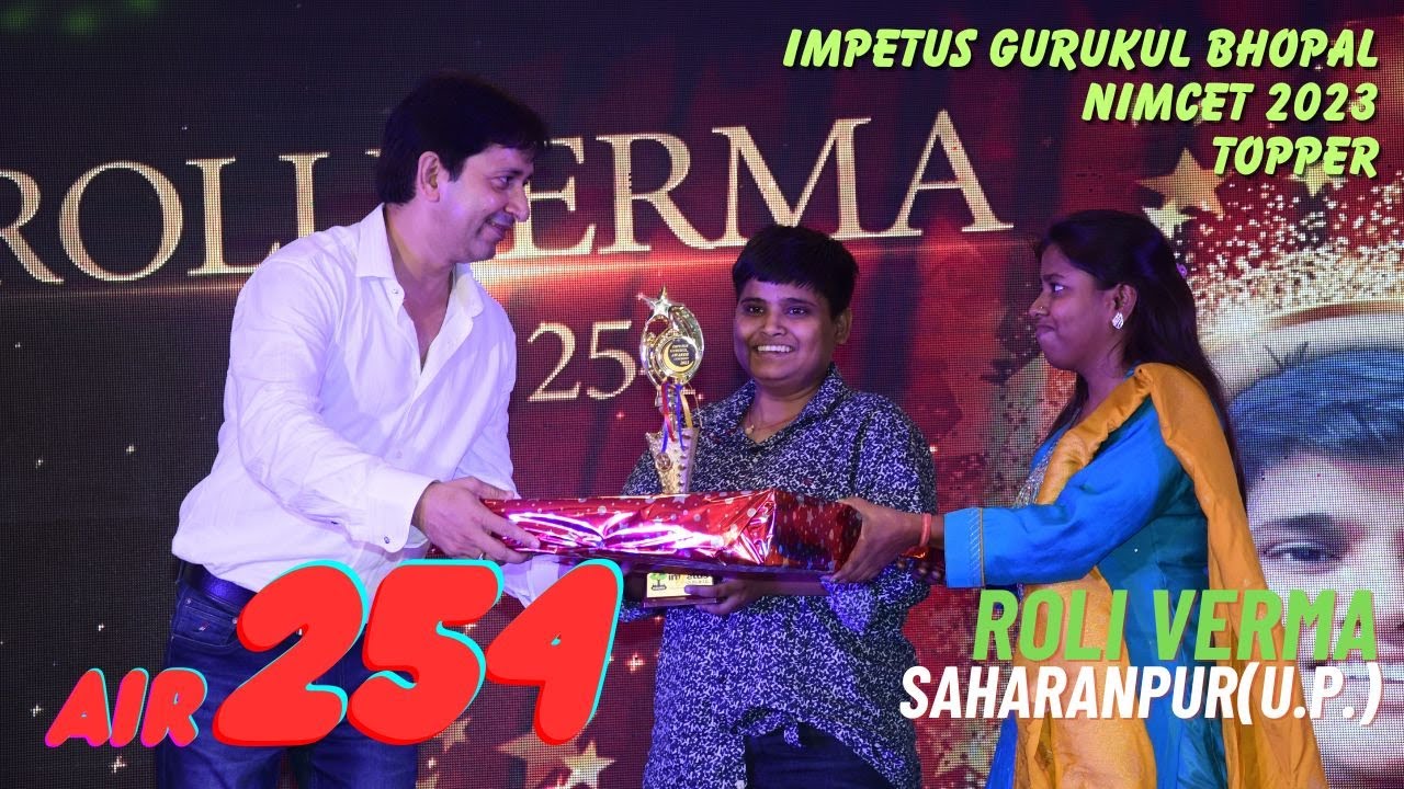 NIMCET 2023 Topper Roli Verma AIR - 254th | Meet NIMCET 2023 Topper of Impetus Gurukul - YouTube