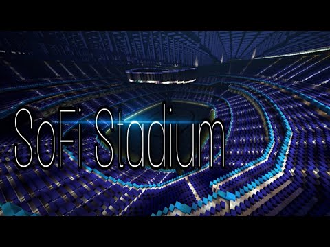 Minecraft || SoFi Stadium || Night walk || 85% completed - YouTube