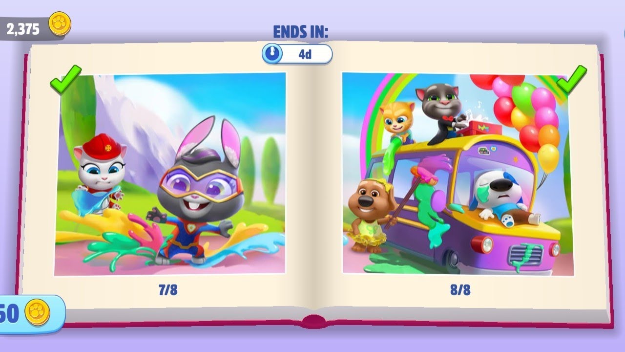 My Talking Tom And Friends !! Talking Tom || My Cat || All Cat Working ...