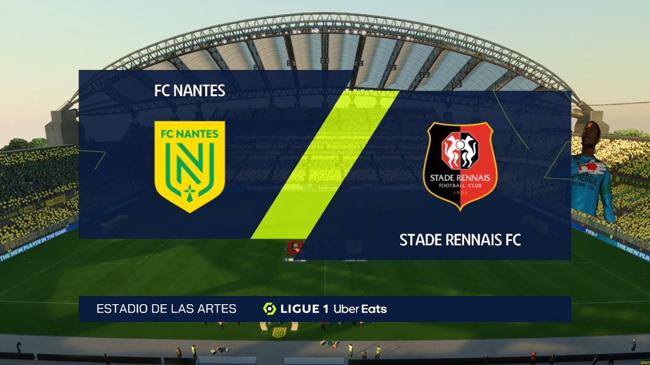 ⚽ Nantes vs Rennes ⚽ | Ligue 1 (26/02/23) | Fifa 23 - YouTube