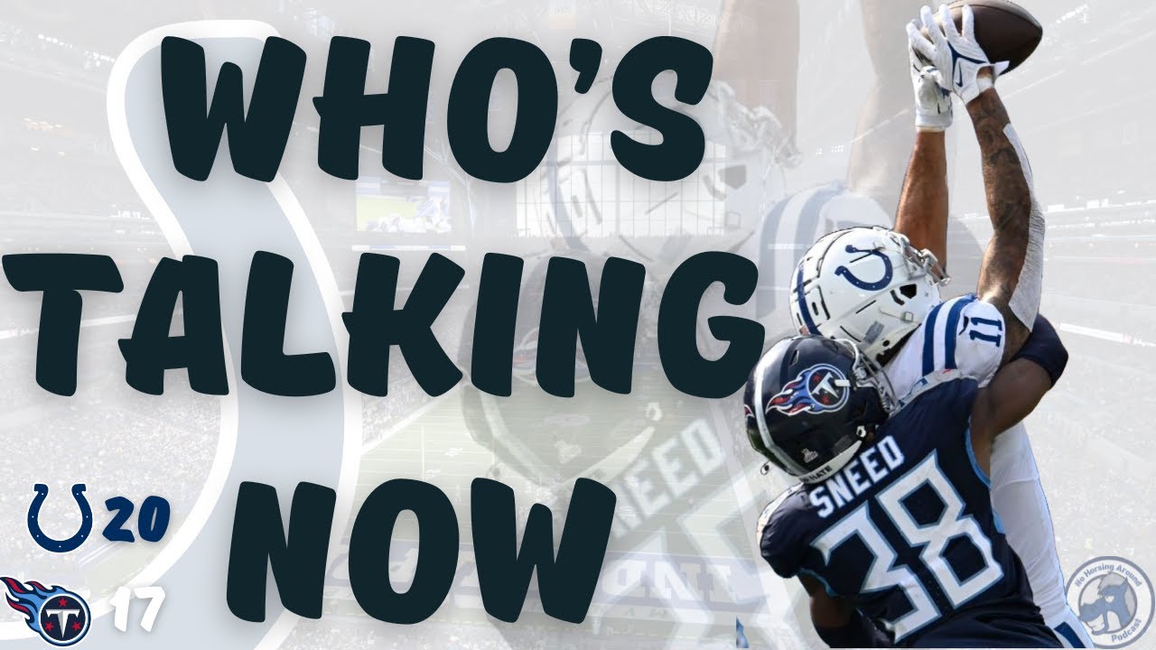 Indianapolis Colts vs Tennessee Titans- Week 6: Reaction - YouTube