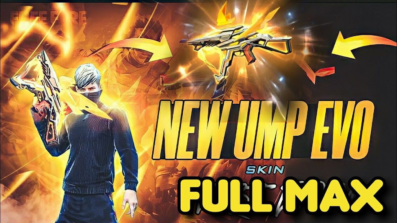 Evo UMP Booyah Event Items | New Gun Skin Full Max_-_|Garena Free Fire ...