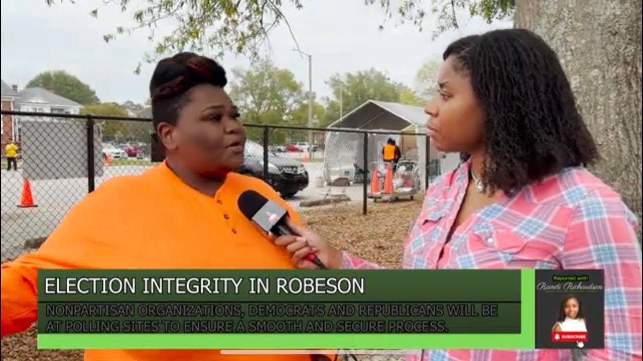 Poll watchers in rural North Carolina stand ready on Election Day - YouTube