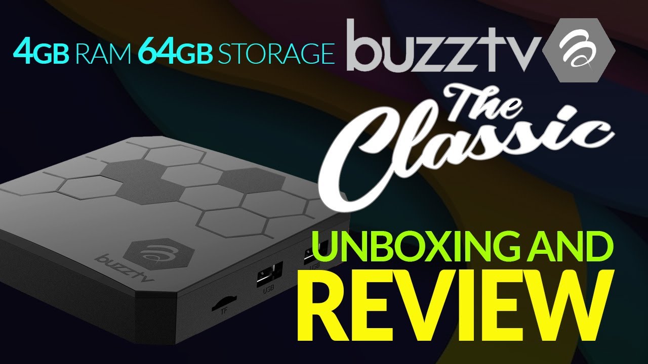 Buzztv The Classic Android Box Unboxing and Review - YouTube
