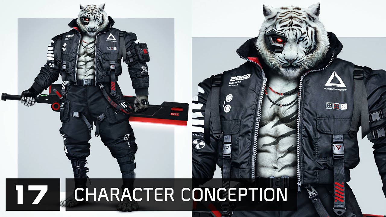 [CHARACTER CONCEPT] Photobash / Kitbash Timelapse | Photoshop | Zbrush ...