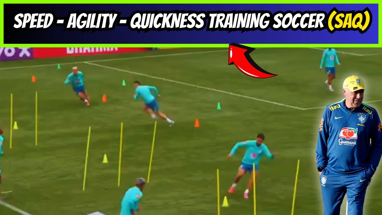 🎯Speed - Agility - Quickness Training Soccer (SAQ)🔰Brazil by Carlo ...