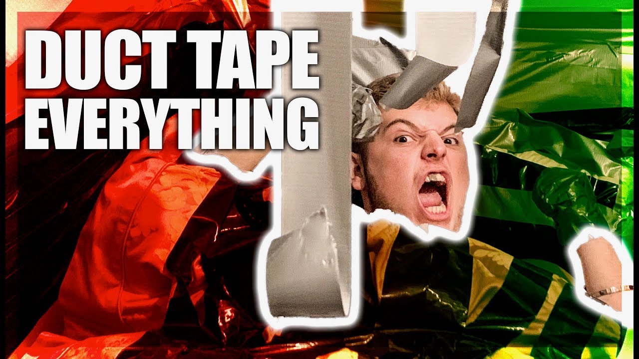 I DUCK TAPED MY BRO'S ENTIRE ROOM - YouTube