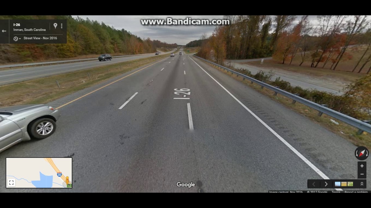 Interstate 26 - South Carolina (Exits 1 to 15) eastbound - YouTube