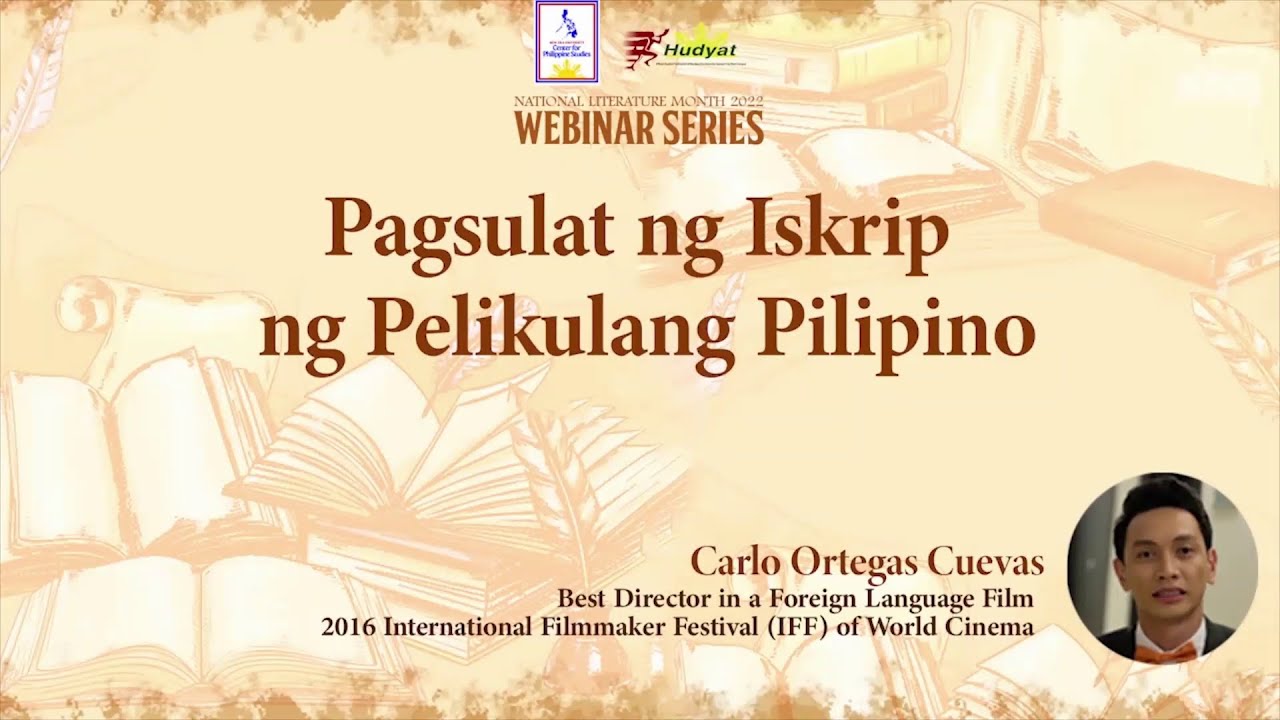 Pagsulat ng Iskrip ng Pelikulang Pilipino - YouTube
