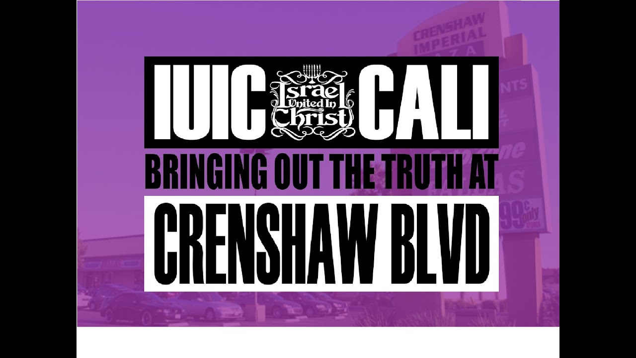 The Israelites: Bringing Out The Truth At Crenshaw Blvd - YouTube