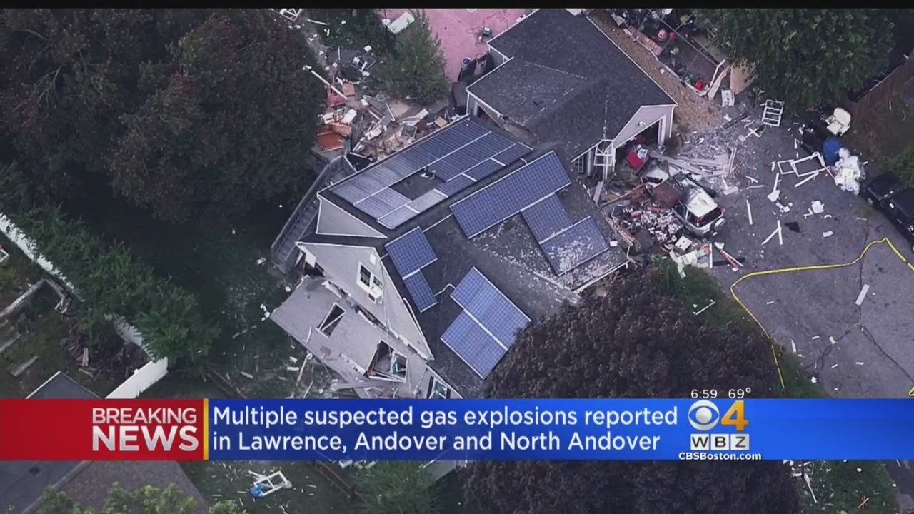 Lawrence Home Blown Apart By Suspected Gas Explosion - YouTube