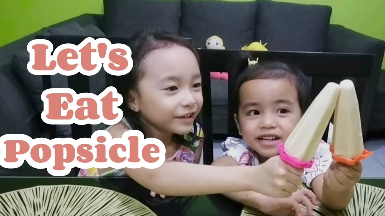 Eating Homemade Popsicle | Fruit Popsicle for Kids - YouTube