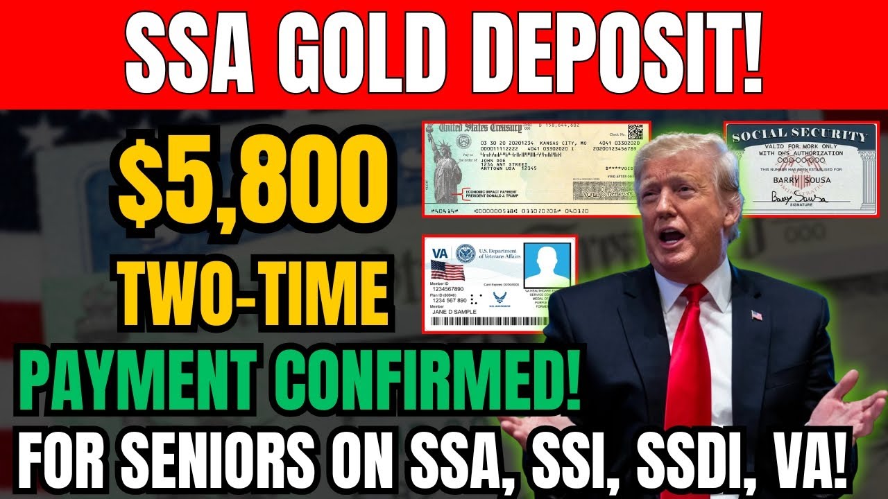 House: SSA Gold Deposit! $5,800 Two Time Deposit for Social Security ...