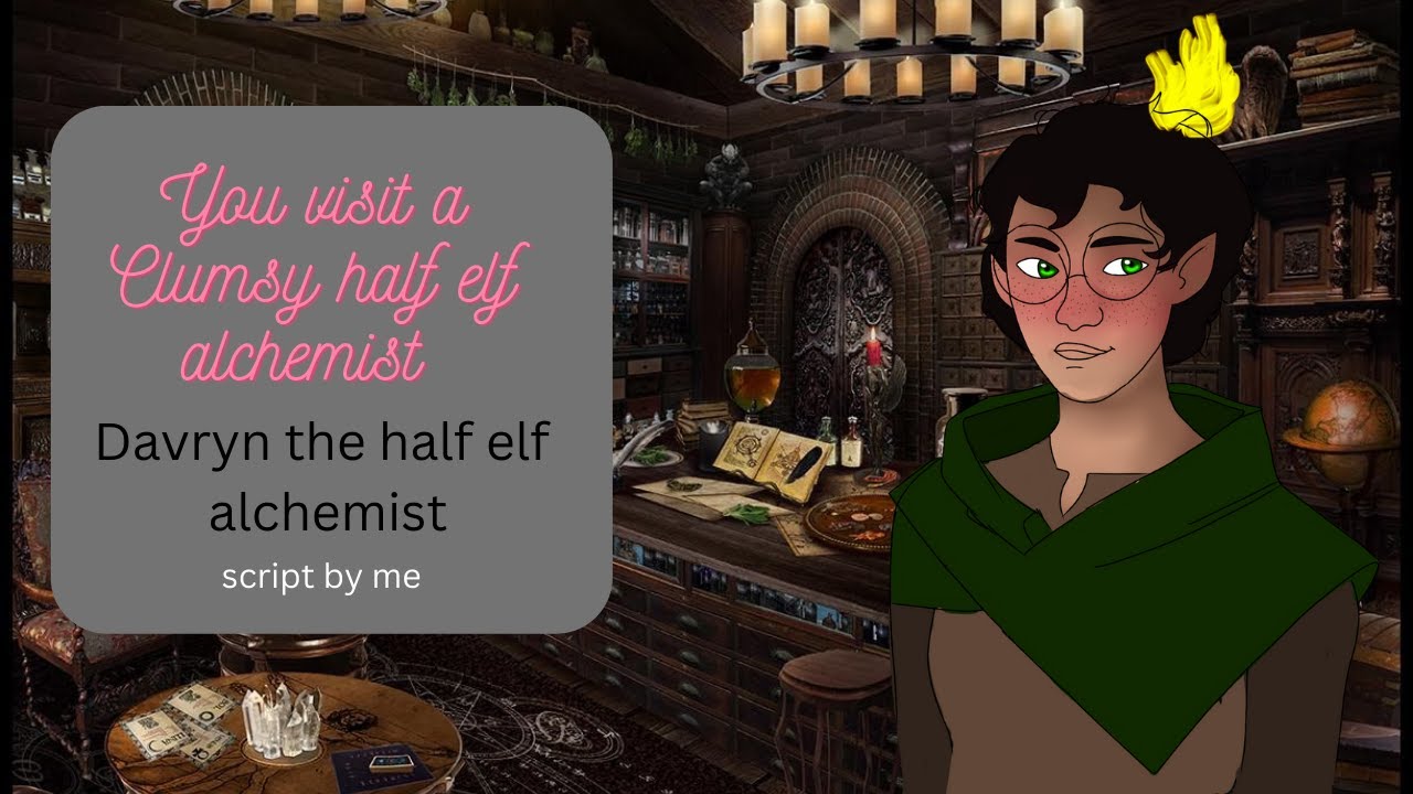 [M4A] You visit a Clumsy half elf alchemist - YouTube