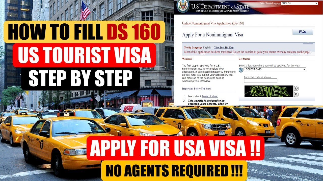 How to fill DS 160 for US Tourist visa | Step By Step | B1 B2 Visa USA ...