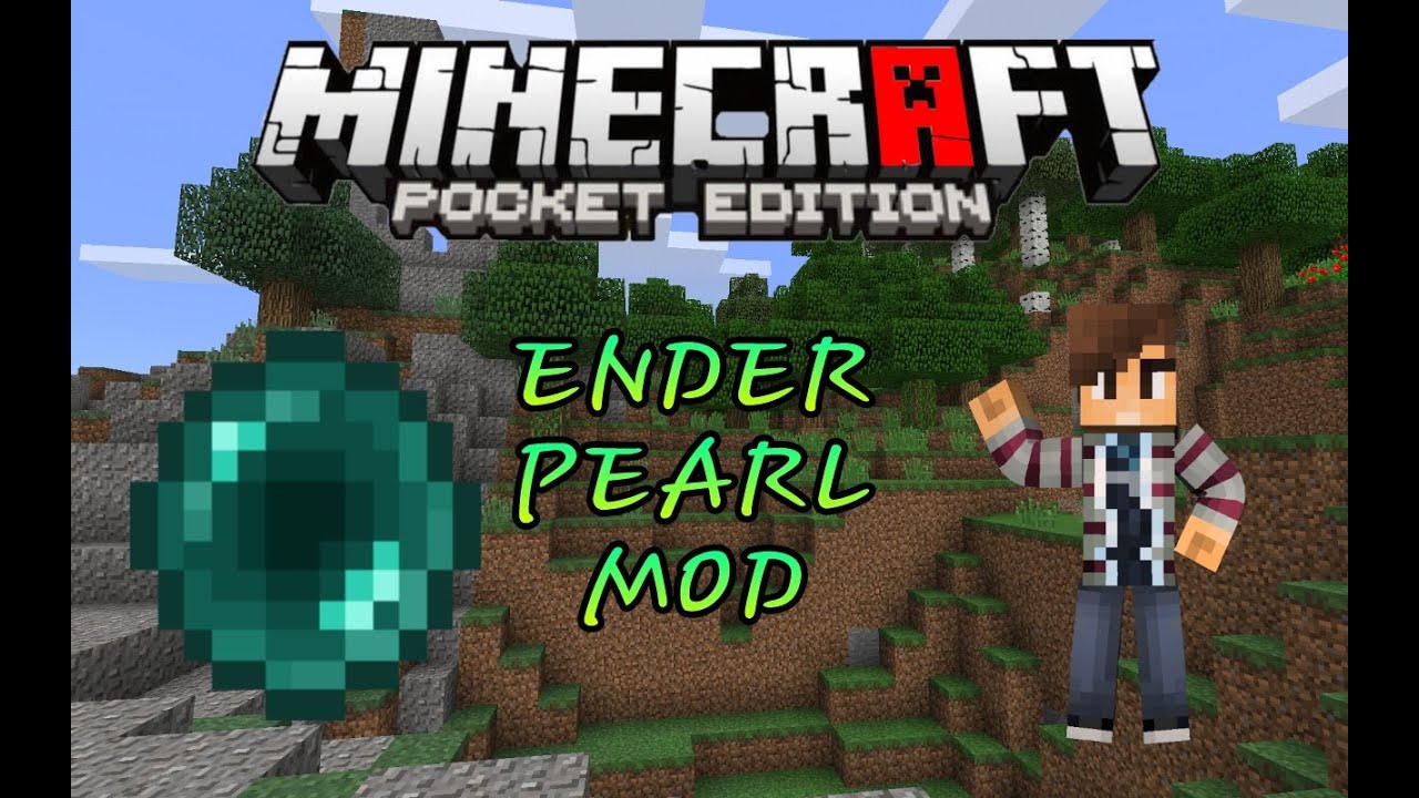ENDER PEARL MOD PARA MINECRAFT PE 0.13.1 - YouTube