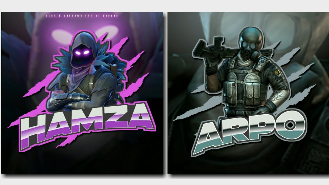 Gaming logo with Pixellab and PS touch | Hamza Edits - YouTube