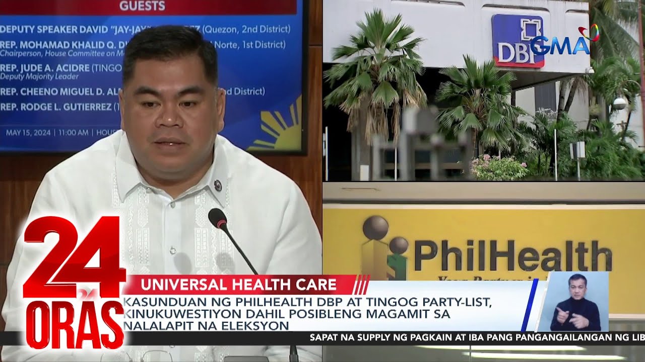 Kasunduan ng PhilHealth, DBP at Tingog Party-list, kinukuwestiyon dahil ...