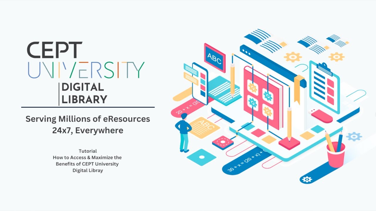 CEPT University Digital Library | Tutorial - YouTube