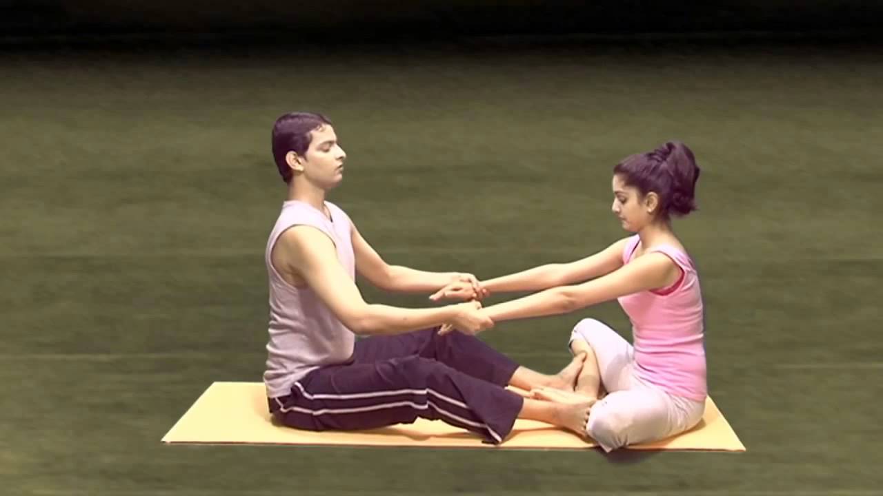 Yoga For Beginners Couples Yoga Part 2 - YouTube