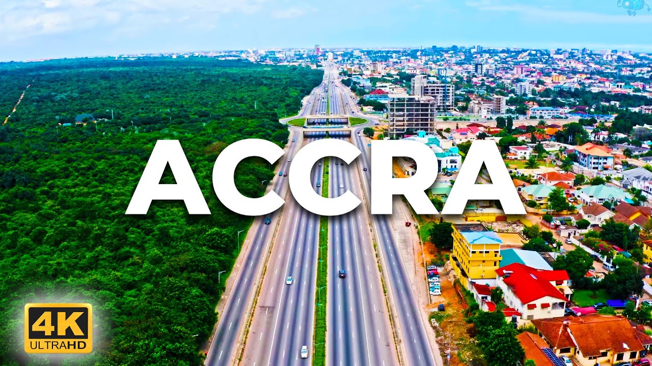 Accra Ghana Drone Footage 4K UHD | Africa Drone Footage 4k - YouTube