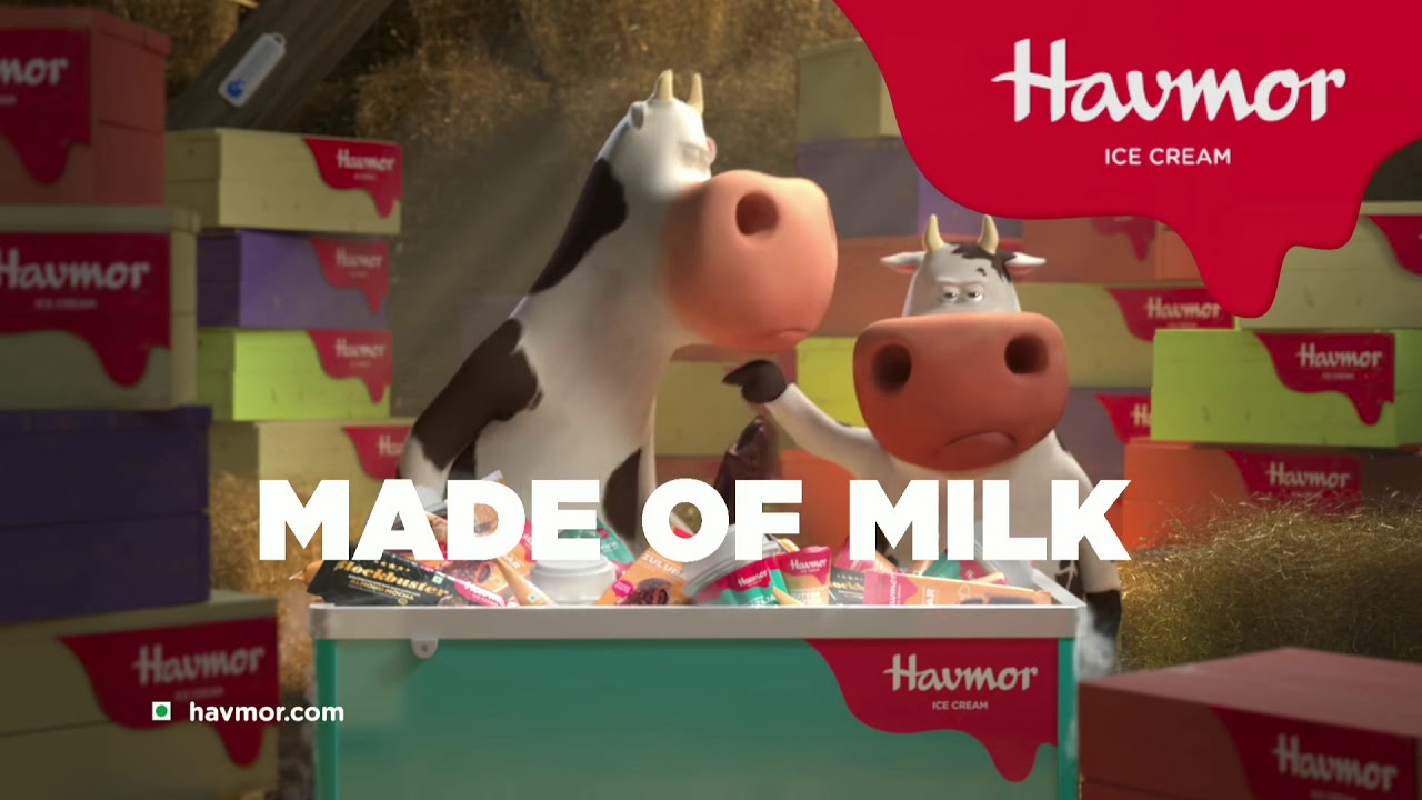 Havmor ice cream ad | havmor ice cream ad - tumbler of milk | havmor ...