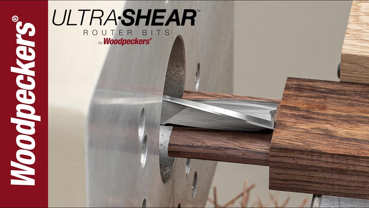 Ultra-Shear 1/2" Solid Carbide 3 Flute Slow Spiral Router Bits - YouTube