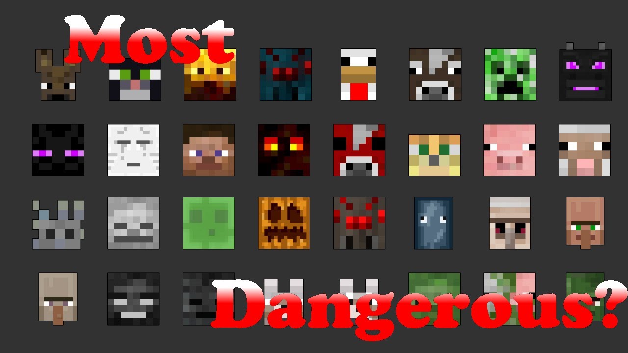 What's The Most Dangerous Mob in Minecraft? | Mythical Minecraft S1 E1 ...
