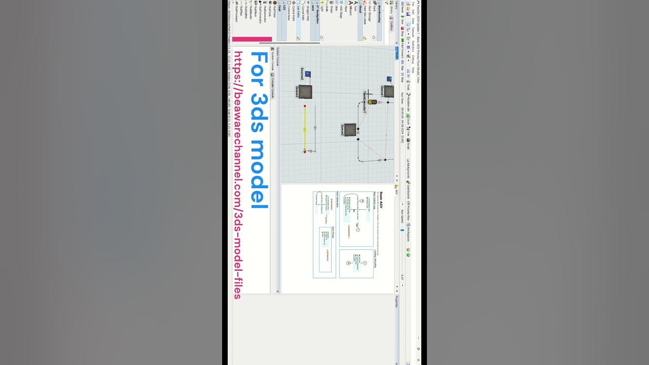 Short 10 | Default AGV Process Flow With Clicks | Basic AGV Process Flow | Flexsim | BE AWARE ...