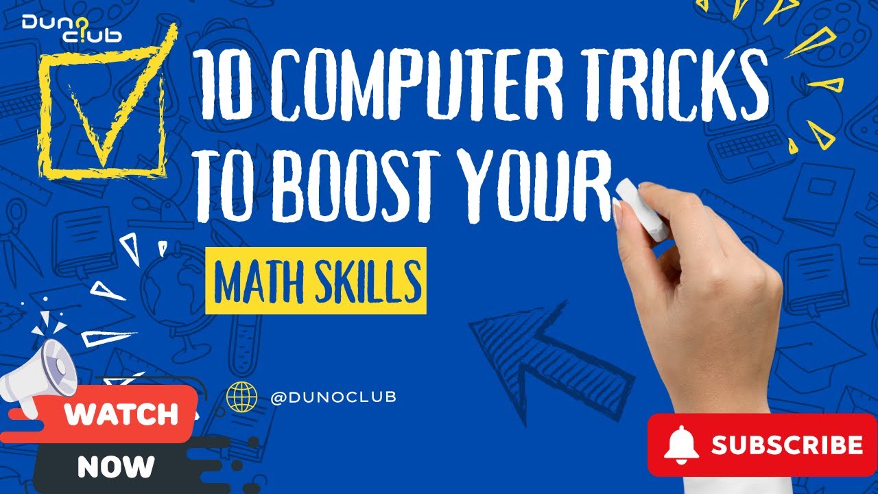 Top 10 Computer Tricks to Boost Your Math Skills- Dunoclub #Tricks # ...
